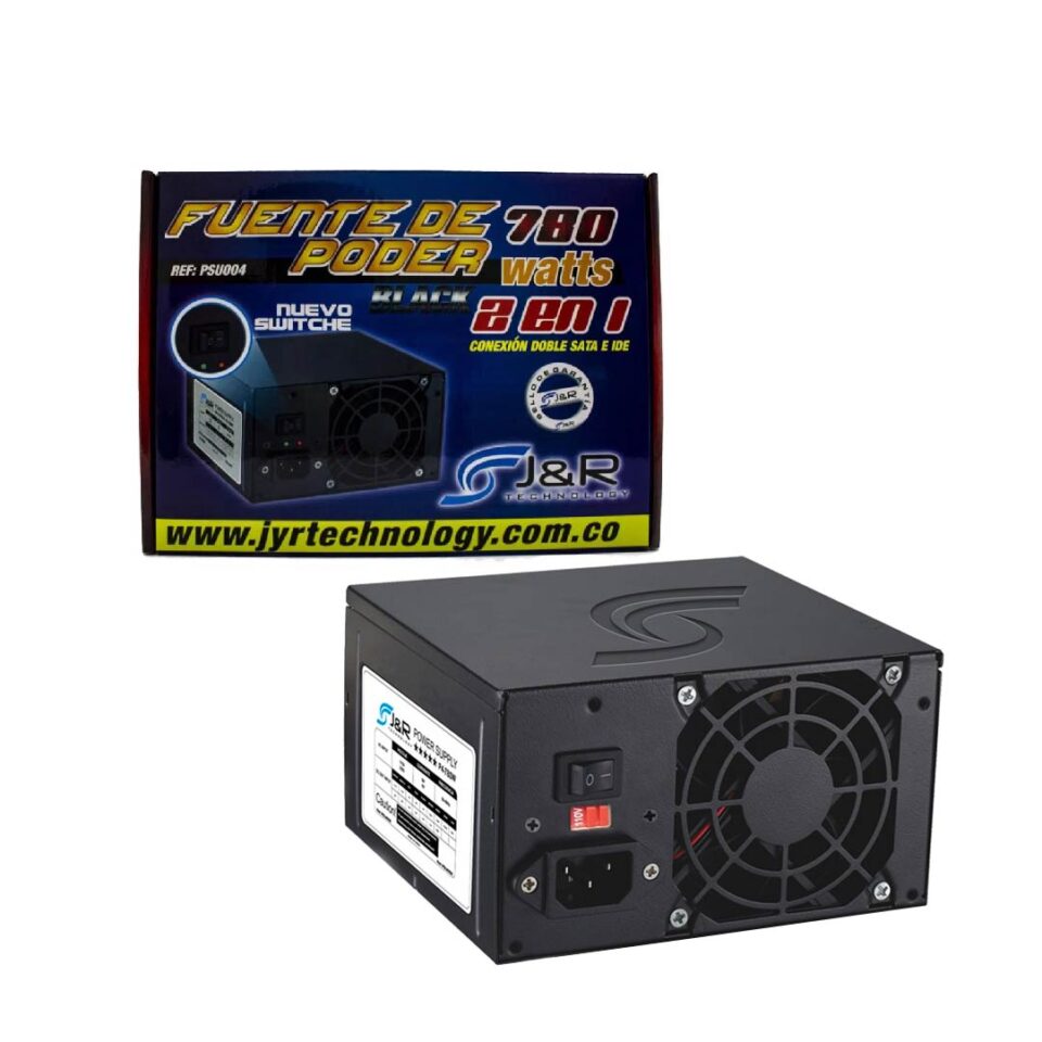 Fuente de poder modular 850w 80+ GOLD J&R | Compubit